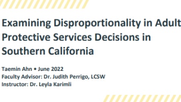 Examining Disproportionality in Adult Protective Services Decisions in ...