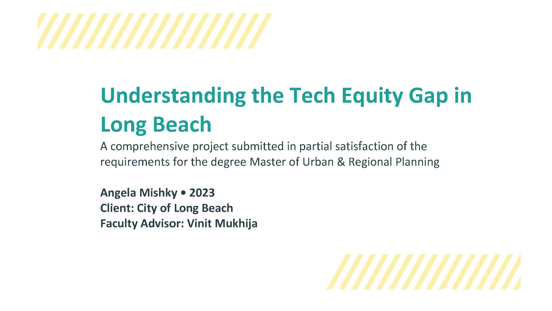 Understanding the Tech Equity Gap in Long Beach - UCLA Lewis Center for ...
